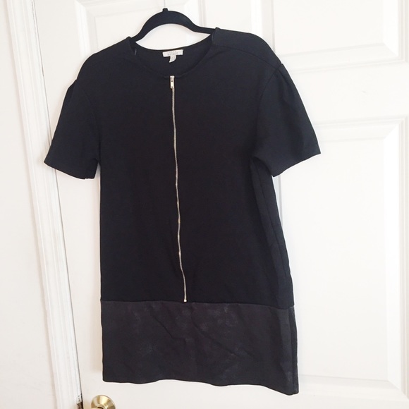 Zara | Dresses | Zara Trafaluc Black Front Zipper Dress | Poshmark
